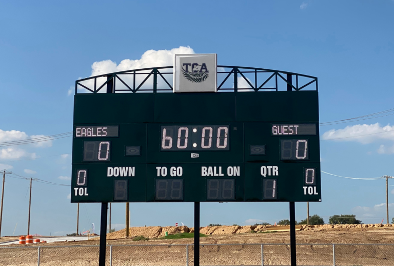 Integrated scoreboard and sound system for Trinity Christian Academy’s ...